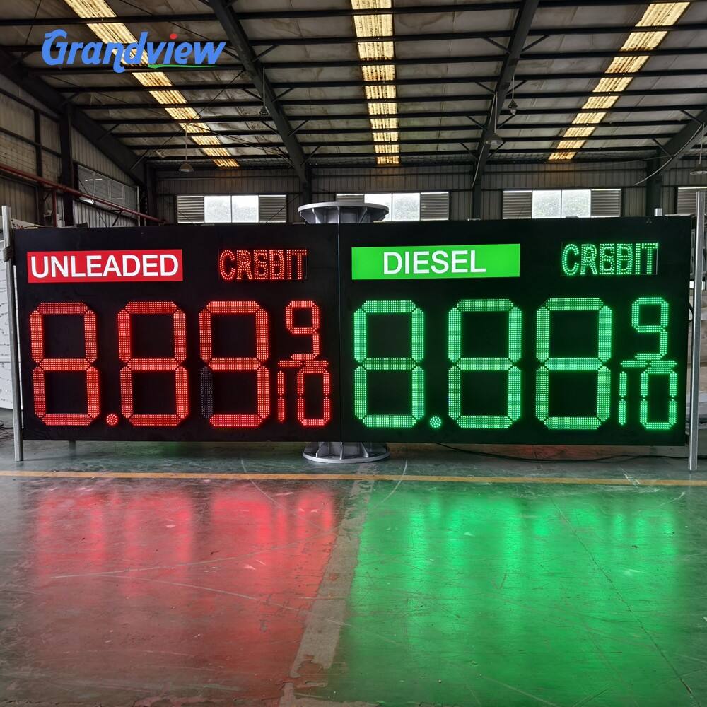 High-Visibility Gas Pump Number Signs: Advanced LED Technology for Modern Fuel Stations